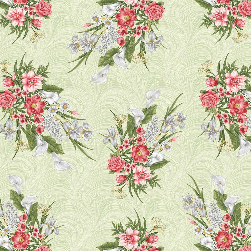 Magnificent Blooms Bouquet Sage – Seams Sew Easy