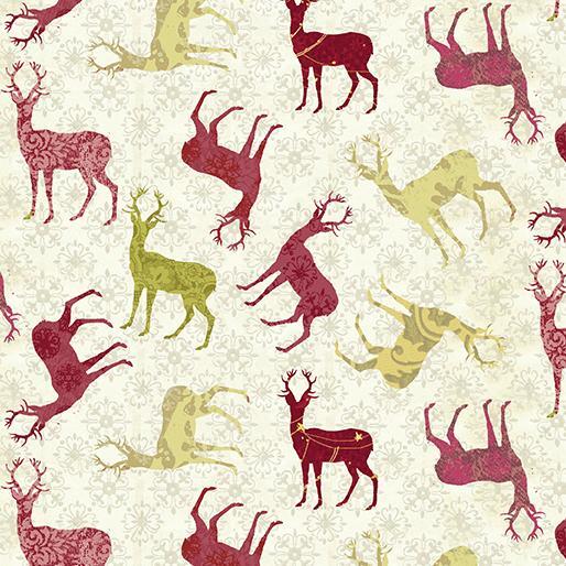 Christmas Magic | Red Patterned Deer – Seams Sew Easy