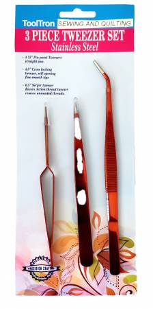Rose Tweezer Set 3pc – Seams Sew Easy
