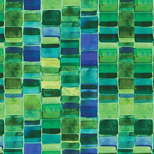 Watercolor Geometry | Lime Square Expression – Seams Sew Easy